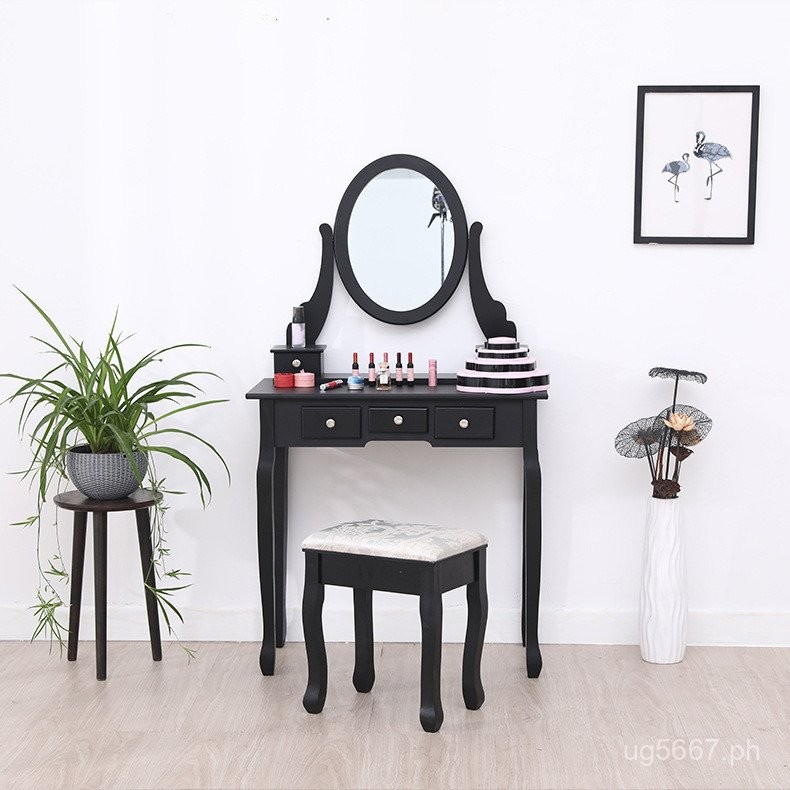 Solid Wood Dressing Table Simple Mini Makeup Table Dressing Table ...