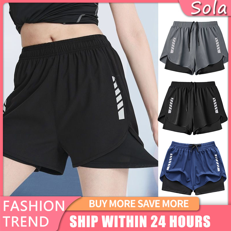 Sports Dri-Fit Shorts for Women Shorts With Cycling Quick-dry Shorts ...