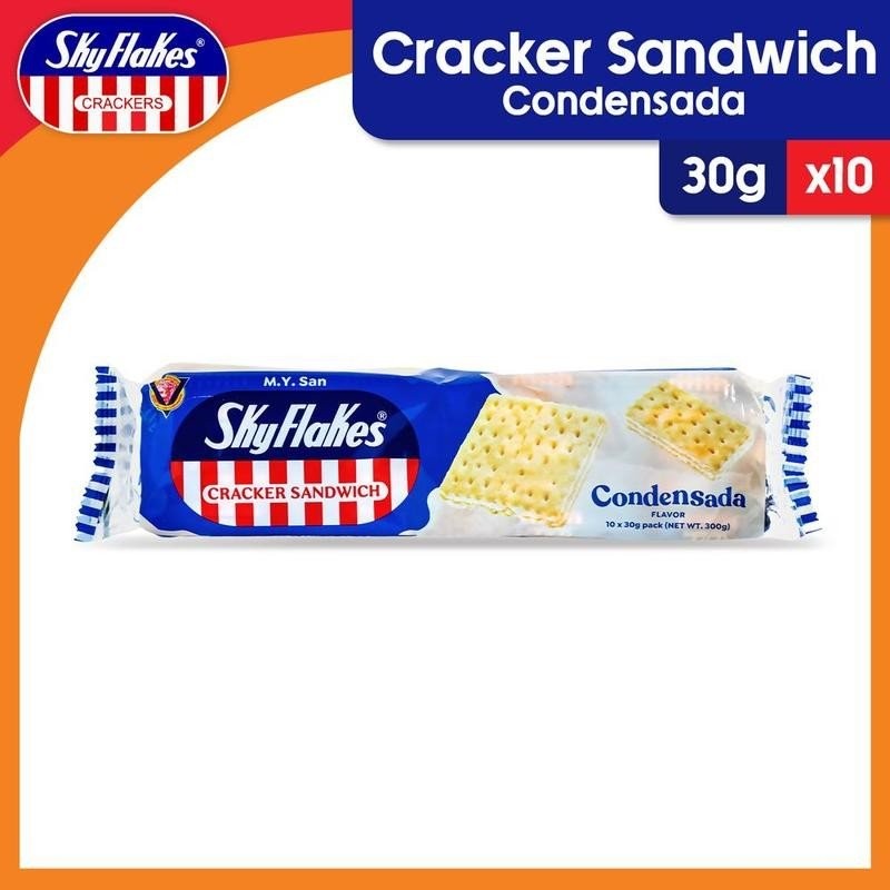 Skyflakes Cracker Sandwhich Condensada 30g x 10 | Shopee Philippines