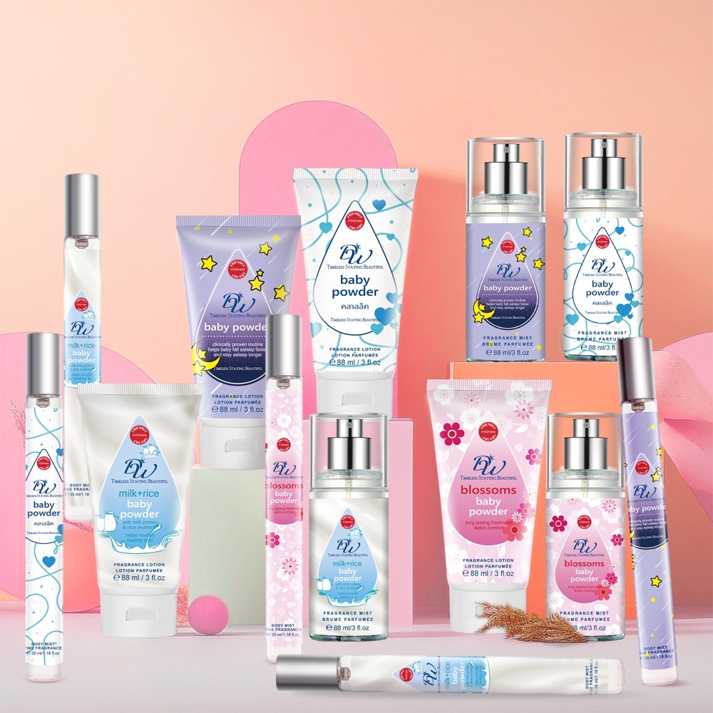 DW Baby Powder Perfume Gentle on Sensitive Skin Multiple Variants 88ml ...