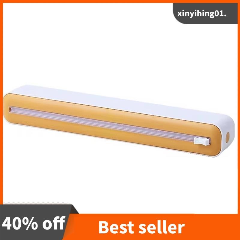 Kitchen Cling Film Dispenser with Cutter - Multifunctional Plastic Wrap ...
