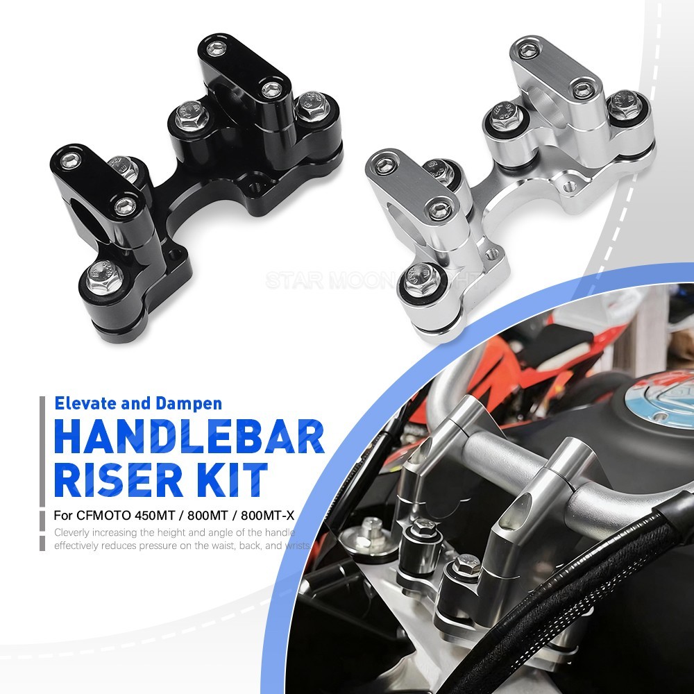 CF 450MT 800MT Sport Explore Handle Risers Clamp For CFMoto Ibex 800 S ...