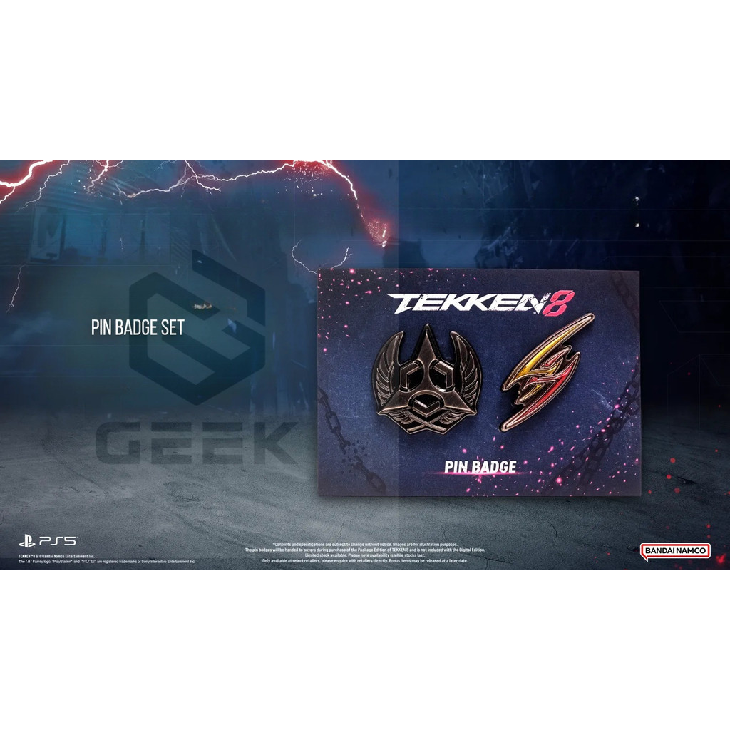Tekken 8 PIn Badge Set | Shopee Philippines
