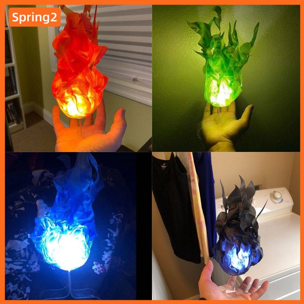 Led Burning Effect Floating Fire Flame Ball Halloween Funny Terror ...