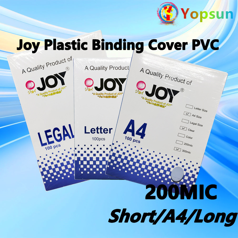 PVC Binding Cover 200mic Waterproof 100 sheets Eco-Friendly School ...