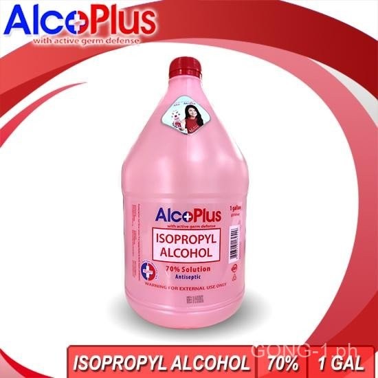 AlcoPlus Red 70% Isopropyl Alcohol (1 gallon) | Shopee Philippines