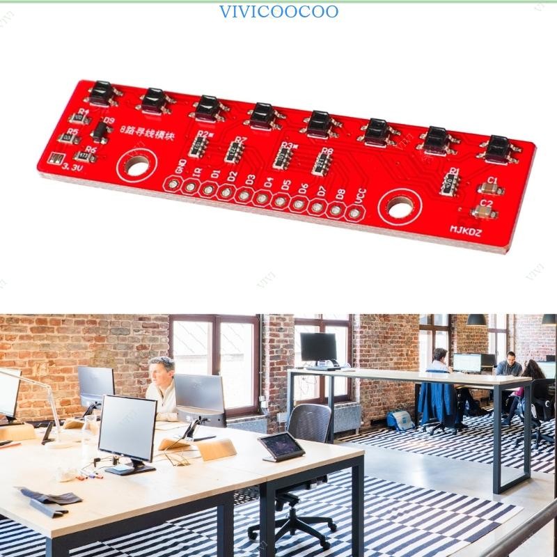 VIVI 8 CH Infrared Line Track Trace Detect Detection Board DIY Detector ...