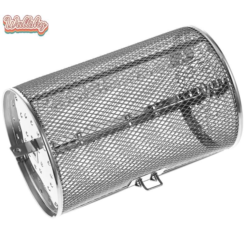 Wallsky> Stainless Steel Grill Rotisserie Oven For Kitchen Fry Basket ...