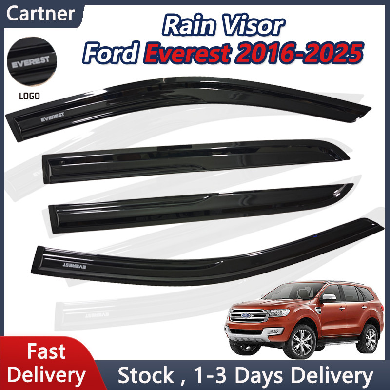 Window Door Visor For Ford Everest 2016-2025 Window Door Rain Visor ...