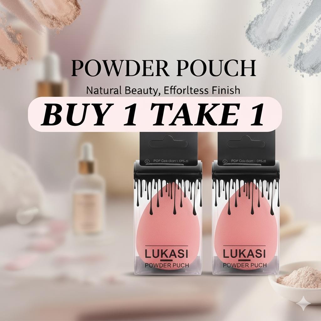 BUY1 TAKE 1 LUKASI POWDER PUCH (ASSORTED COLOR) | Shopee Philippines