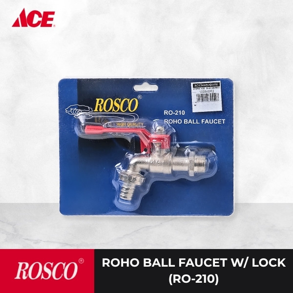 ROSCO Roho Ball Faucet with Lock (RO-210) | Shopee Philippines