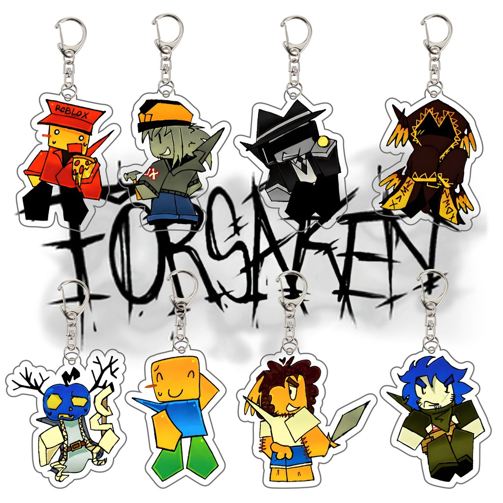 HOT Game Guest 1337 Forsaken 6CM Acrylic Keychains - Noob/Shedletsky ...