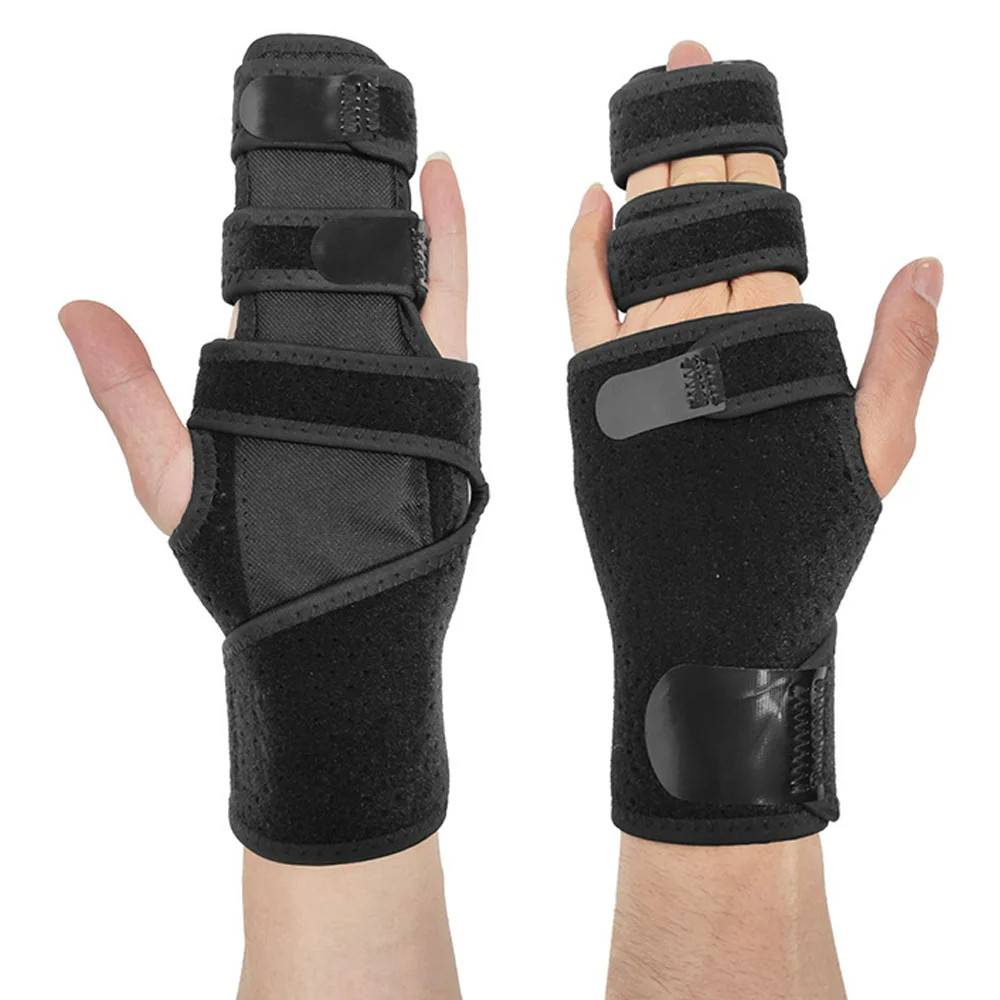 1Pcs Trigger Finger Splint Palm and Wrist Guards for 2/3 Finger Brace ...