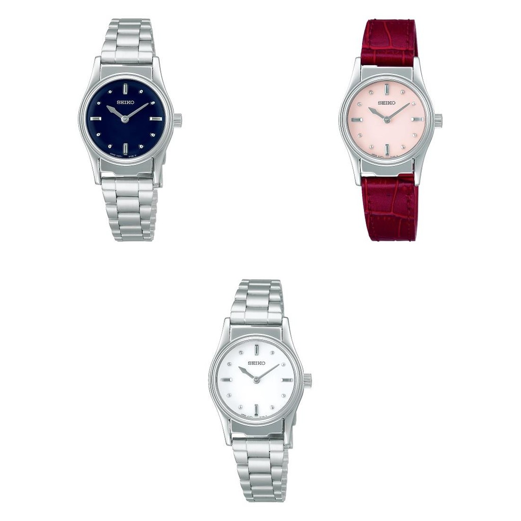 Seiko Watch SQWK033 Women's Tactile Watch, Red Dial: Navy,Dial: Pink ...