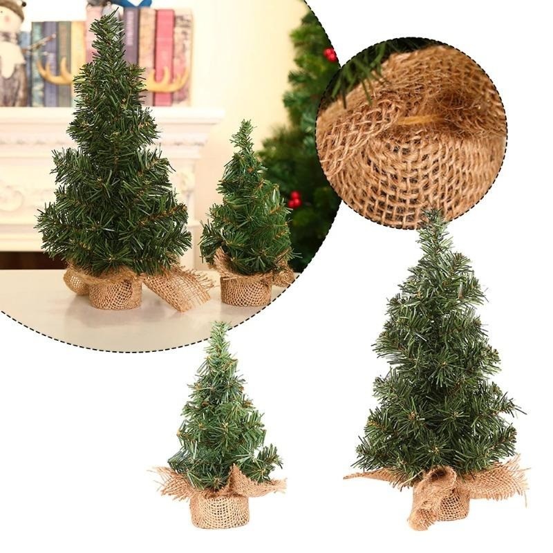 1pc Mini Table Top Christmas Tree Home Small Desk Xmas Tree Chrismas ...
