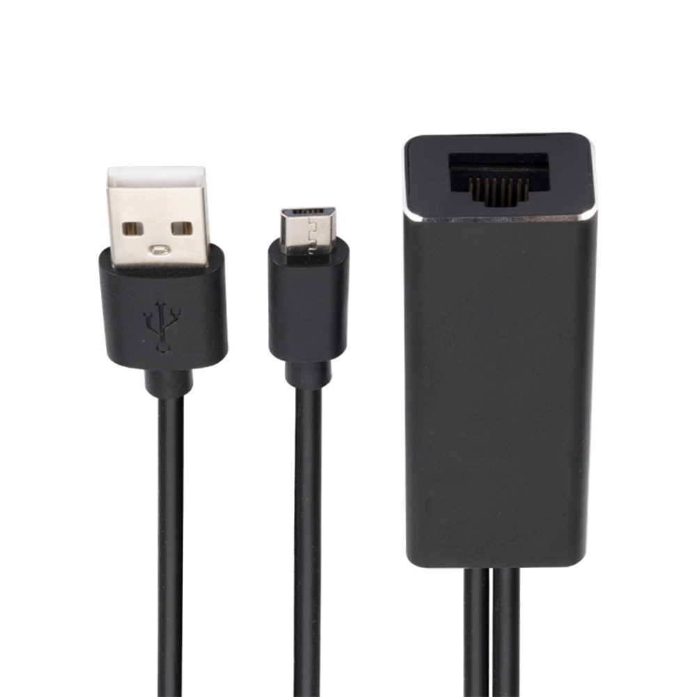 Micro USB to RJ45 Converter for Chromecast/TV Stick 100Mbps Ethernet ...