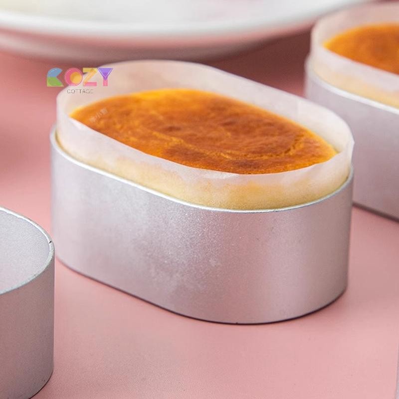 【Cozy Cottage】 5PCS Oval Cheese Cake Mold Home Snacks Cookies Tart ...