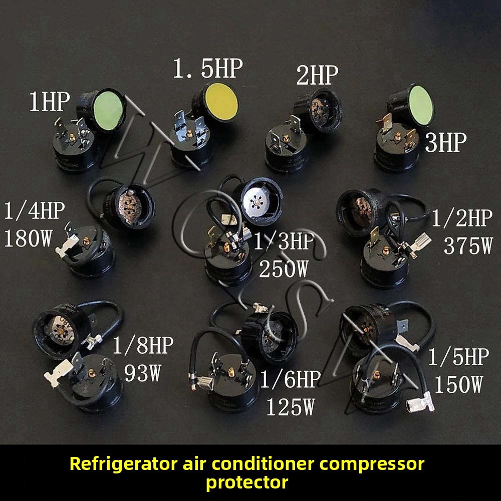 Air Conditioner Compressor Starter 1/2HP 1HP 2HP 3HP Overload Overheat ...