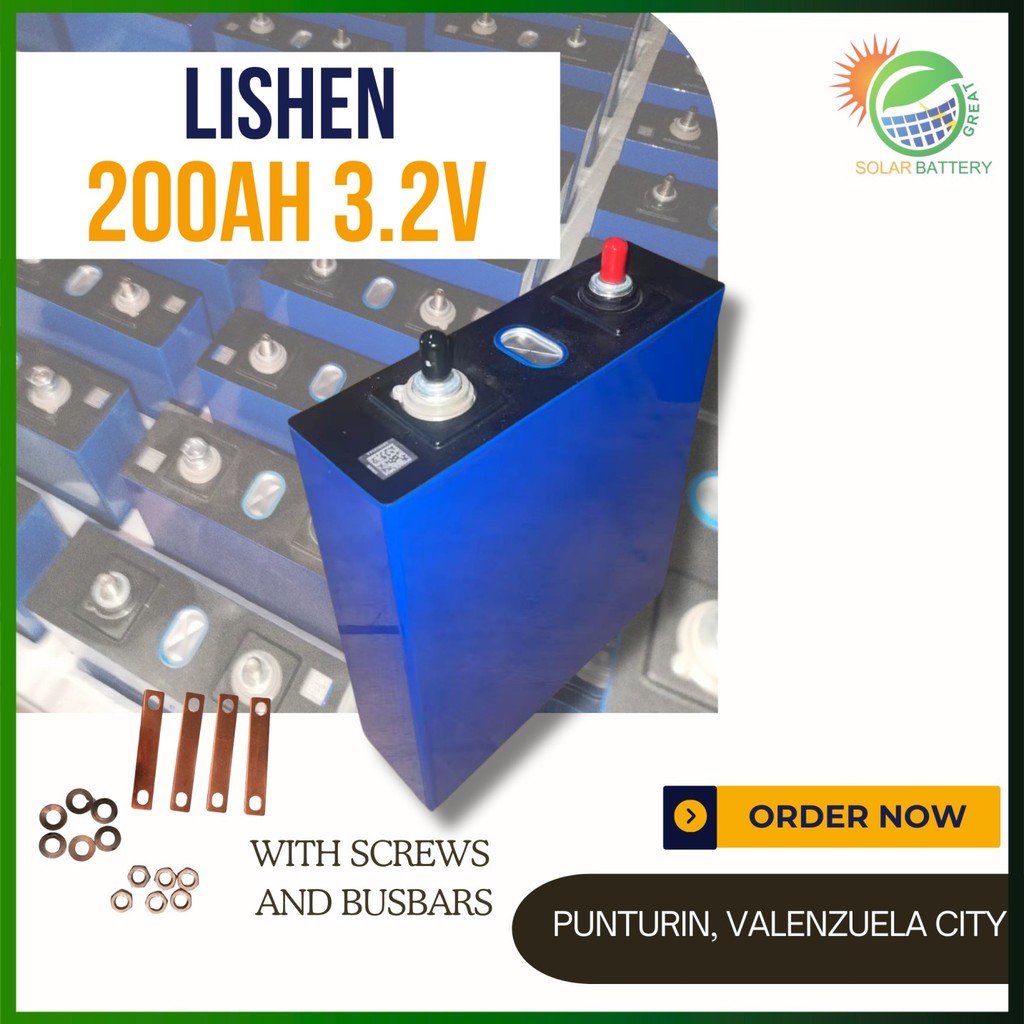 200AH LISHEN BRANDNEW 3.2v LifePo4 Battery Lithium Iron Phosphate High ...