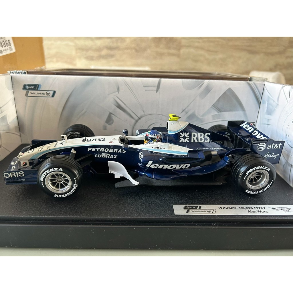 Hot Wheels 1/18 F1 Williams Fleet FW29 Wolz [Model Description ...