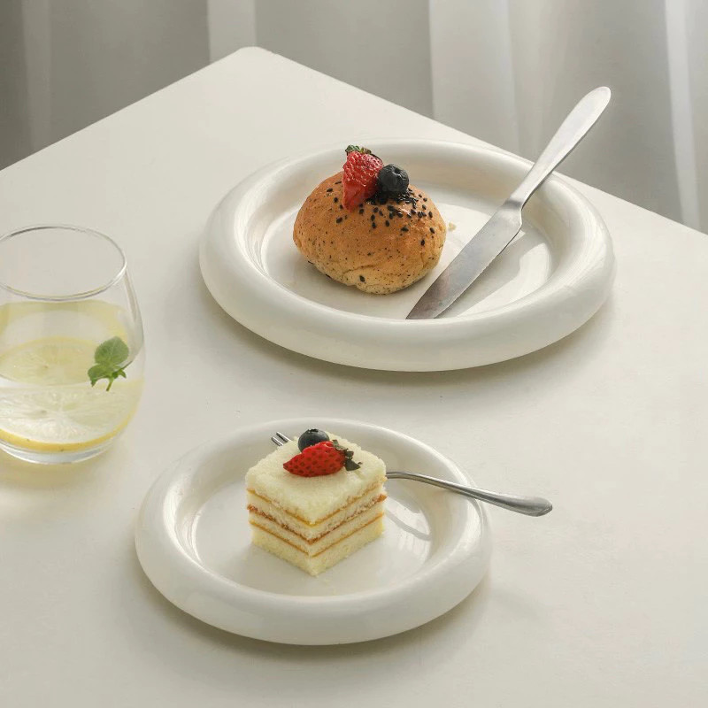 YUMI - Cute Korean Aesthetic Ceramic Plate - Aesthetic Ceramic Korean ...