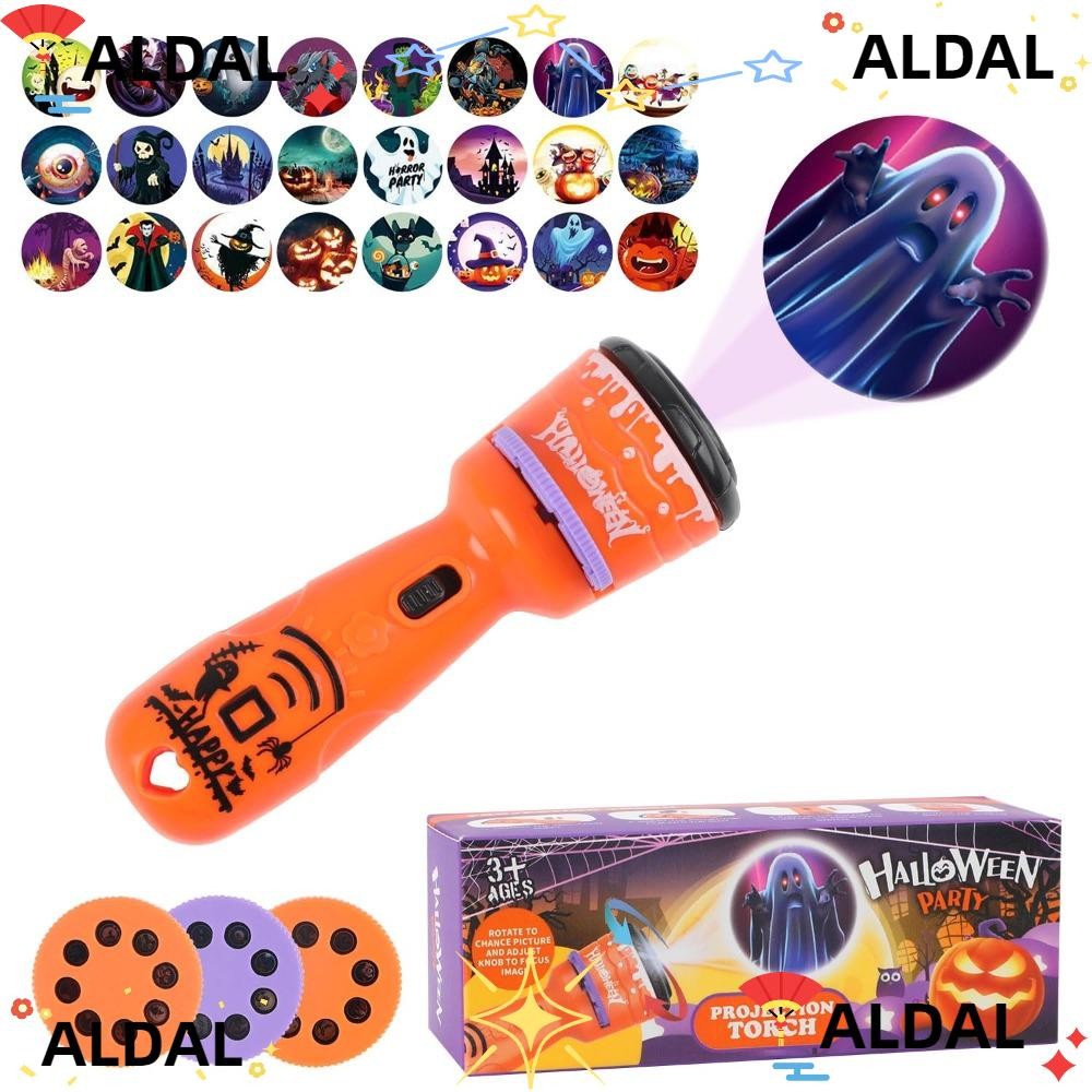 ALDAL Halloween Flashlight Projector, Interactive With 24 Patterns ...