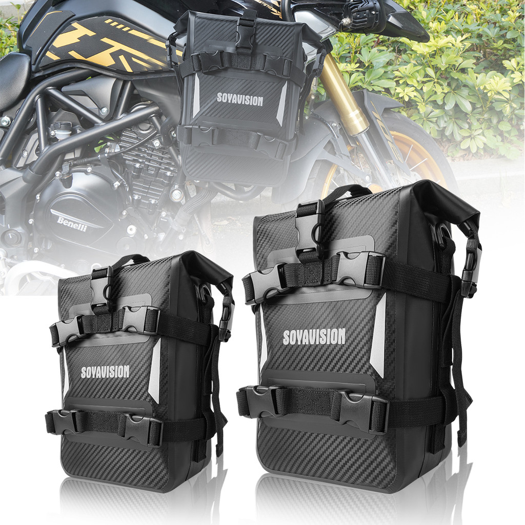SOYAVISION Motorcycle bumper bag, waterproof edge bag, motorcycle side ...