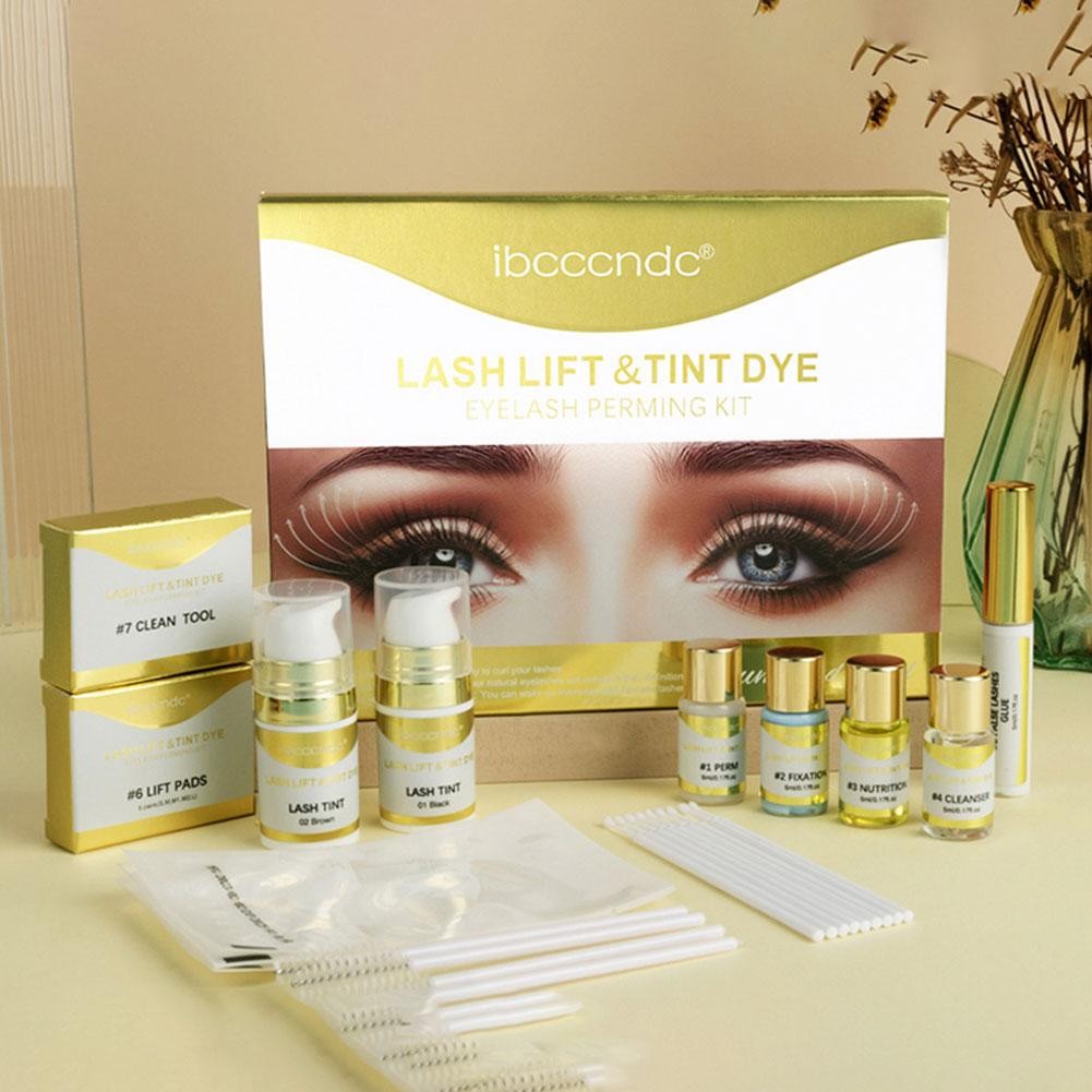 Lash Lift And Tint Kit Eyelash Perming Set Naturally Curl Dye Ironing ...
