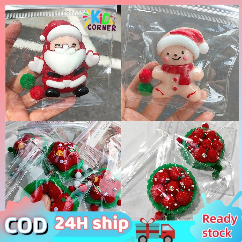 Christmas Squishy Toys Christmas Star & Tree Santa Claus Christmas ...