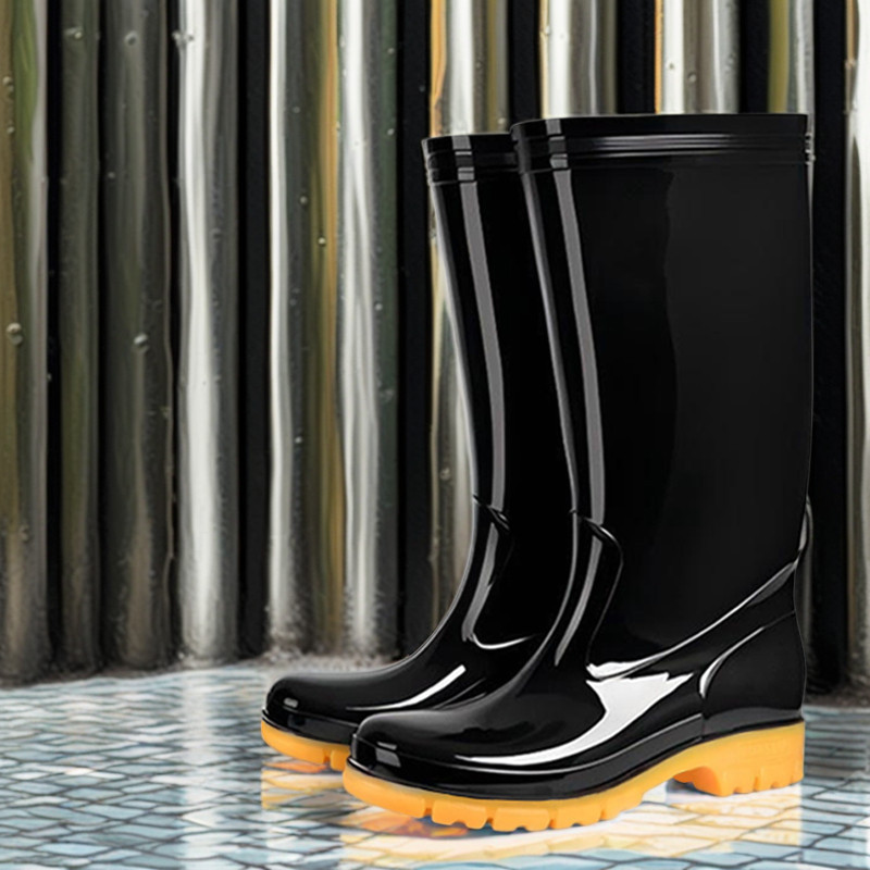 39-45 Size High Tube Rain Boots Stylish Garden Clogs | Shopee Philippines