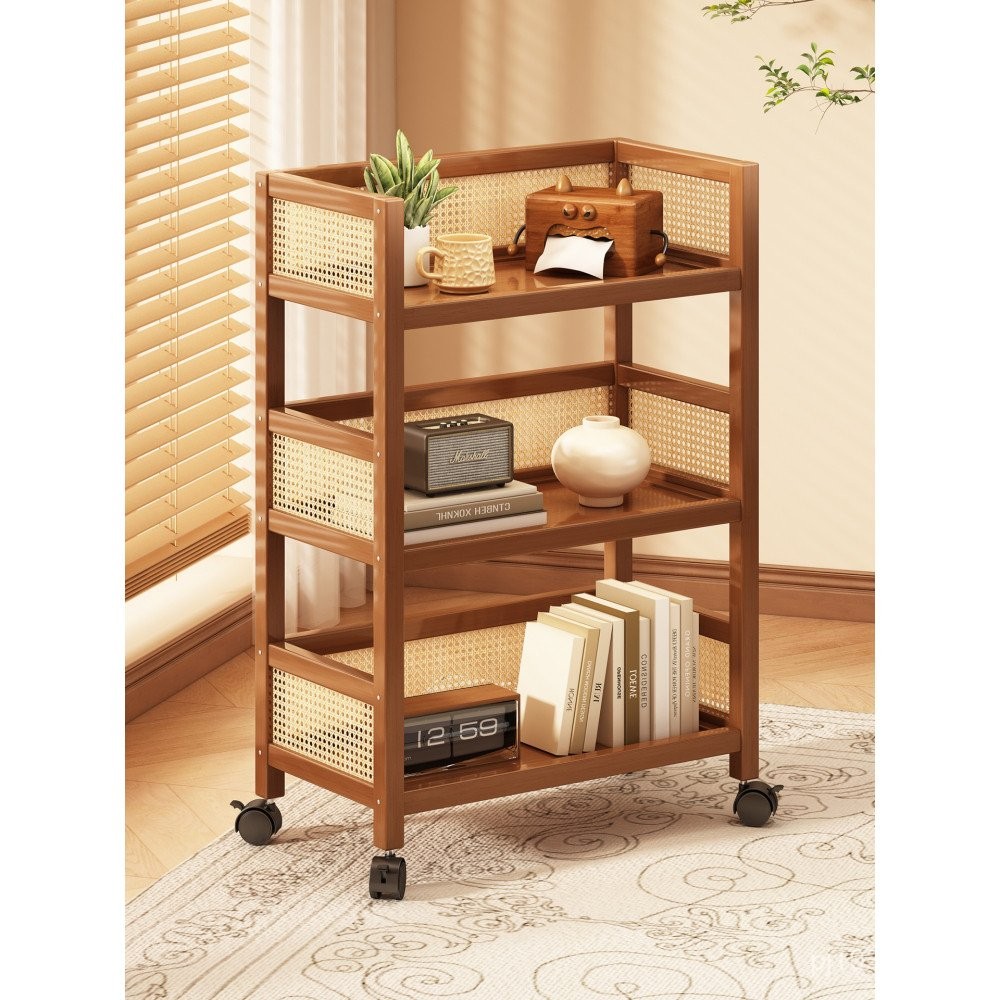 Snack Floor Sofa Storage Rack Small Cart Living Room Movable Multi ...