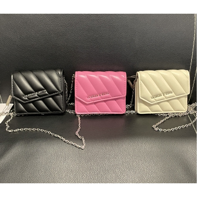 Mini Short Messenger Chain Wallet Female | Shopee Philippines