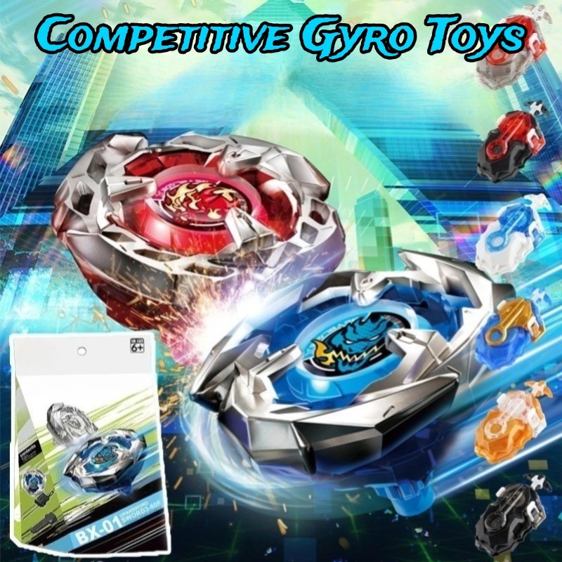 Burst Competitive Gyro Toys Demolition Gyroscope Toys with Launcher ...