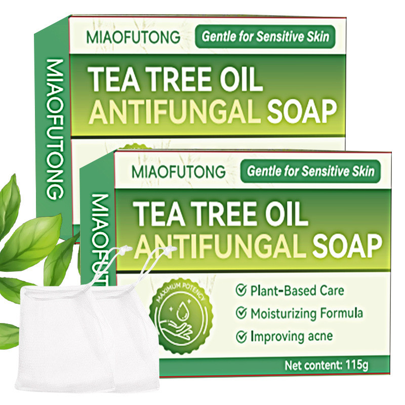 Tea Tree Oil Soap - Handmade Body & Face Wash Bar | Deep Cleansing ...