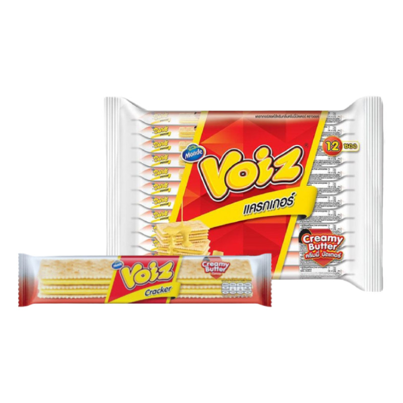 Voice Cream Crackers 24 g. x 12 (VOIZ Cracker Butter 24 g x 12) | Shopee Philippines
