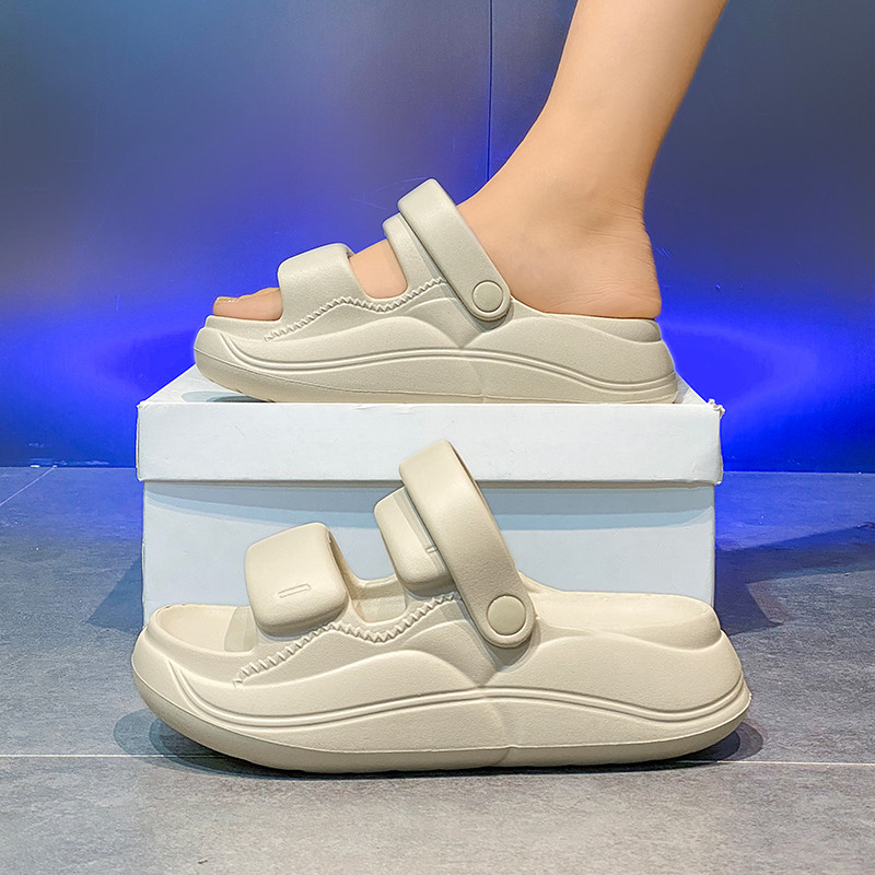 Hue Manila Korean High Heels - Thick Sole Summer Outdoor Slippers for ...