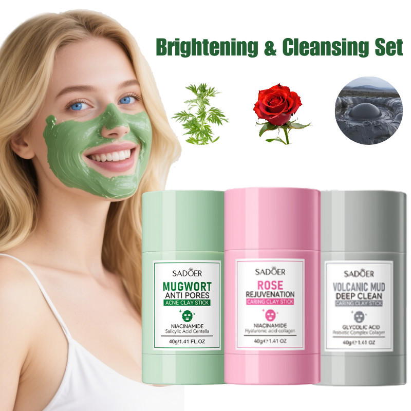 Niacinamide Bright Boost Clay Mask Stick 40g Whitening Skin care Black ...