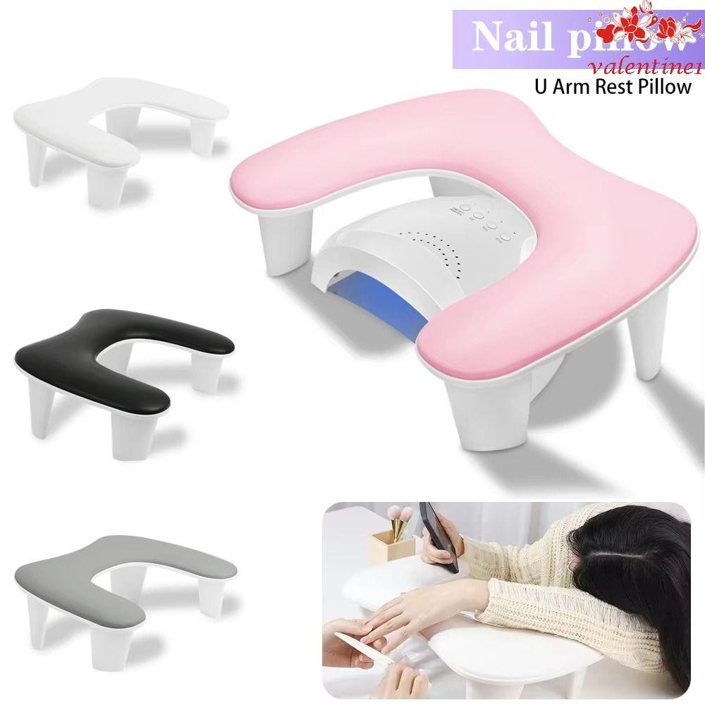 VALENTINE1 U-Shaped Nail Arm Rest, Height Adjustable Tilt Type Nail Art ...