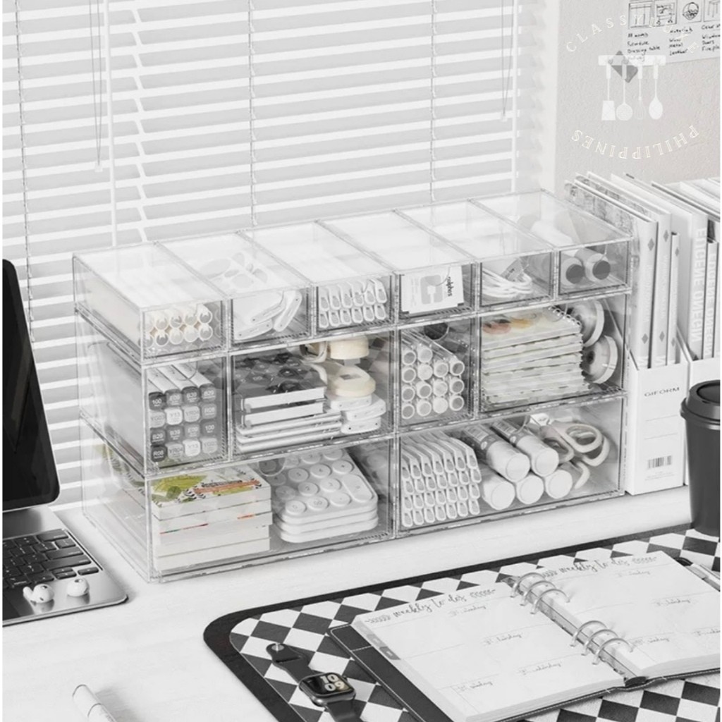 KITkitchen Desktop Organizer Storage Box Stackable Drawer Type ...