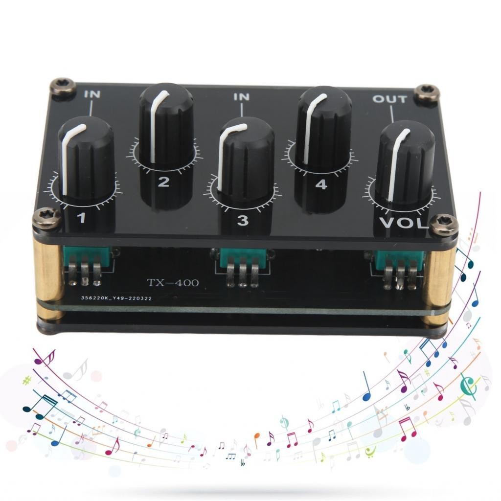 home_style.ph Mini Sound Board Console Portable Audio Mixer 4 Inputs 1 ...