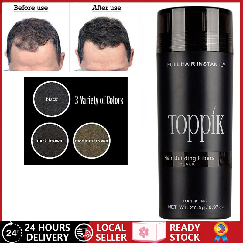 [Local Shipment] Toppik Hair Building Fibers Keratin Hair Fibers Spray ...