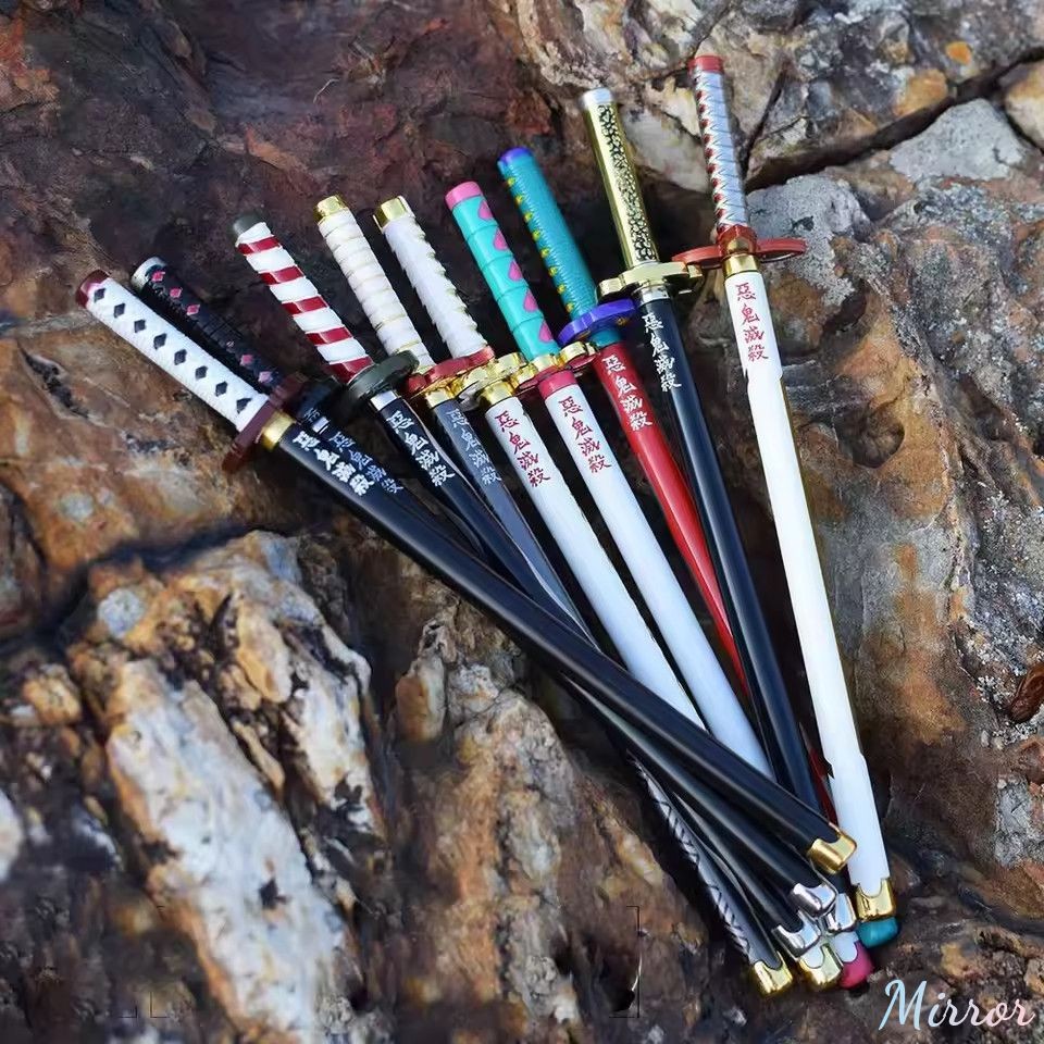 Japanese Cosplay Ninja Weapons Anime Swords Gel-pen Samurai Costumes ...