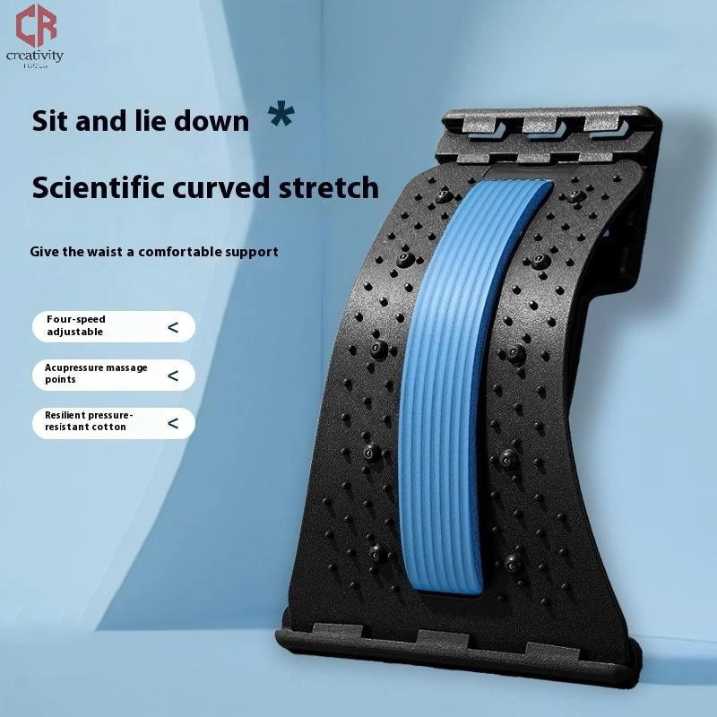 [CR] 1PC Lumbar Back Soothing Device Stretch Lumbar Spine Relieve Nerve ...