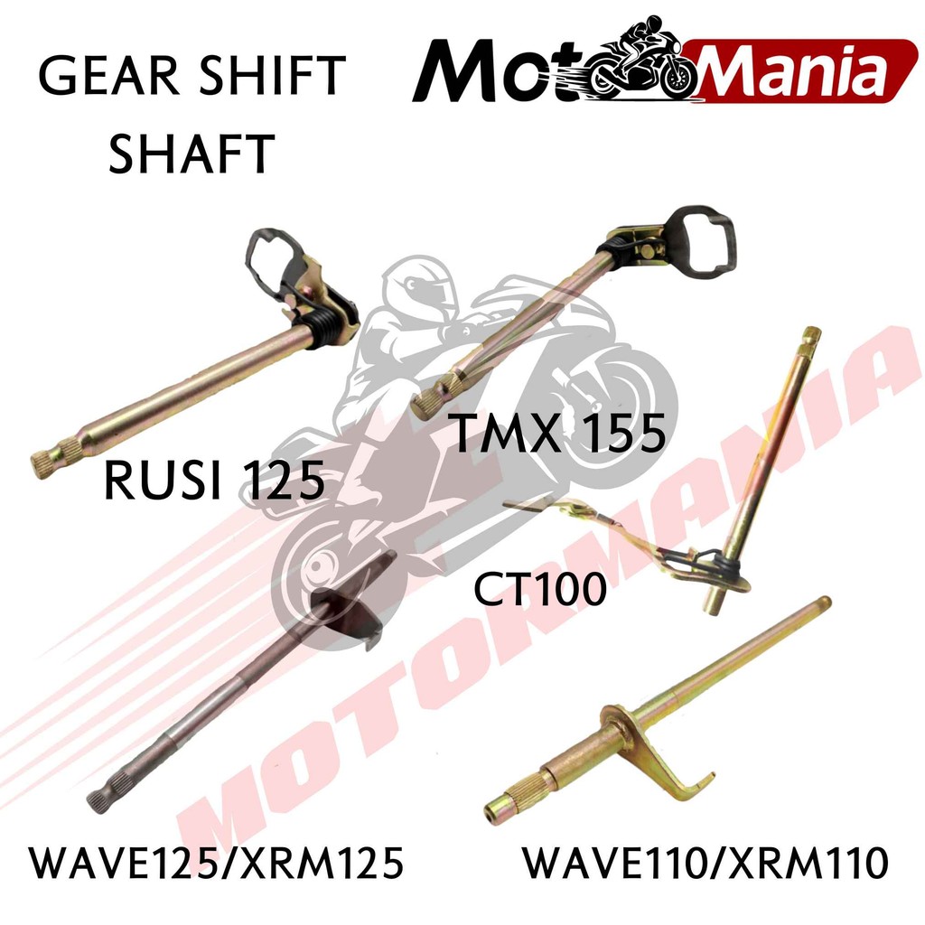 MOTOMANIA Motorcycle Gear Shift Shaft for CT100/TMX 125/155/XRM110 ...