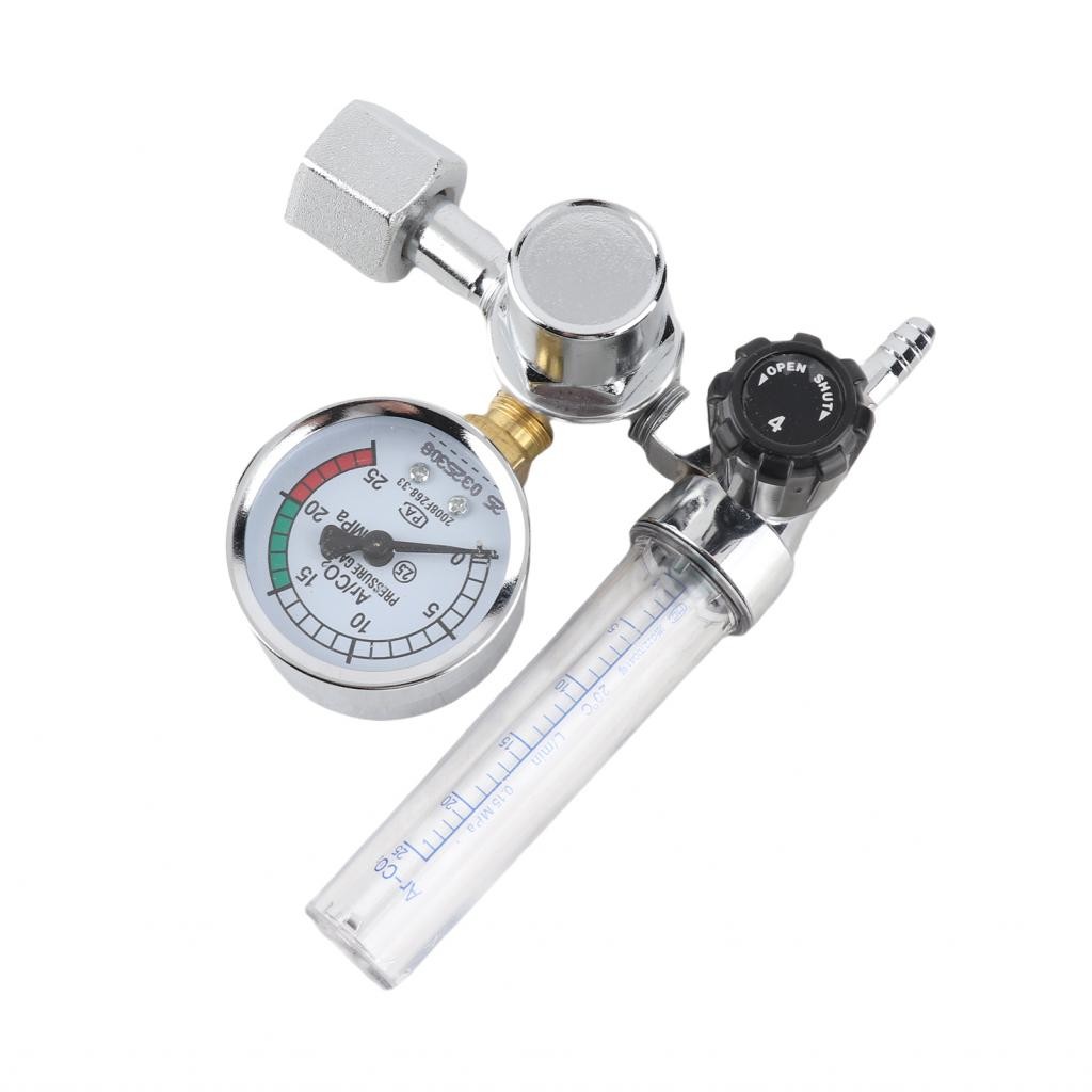 0-25Mpa Argon Regulator CO2 Mig Tig Flow-Meter Gas-Regulators Flowmeter ...