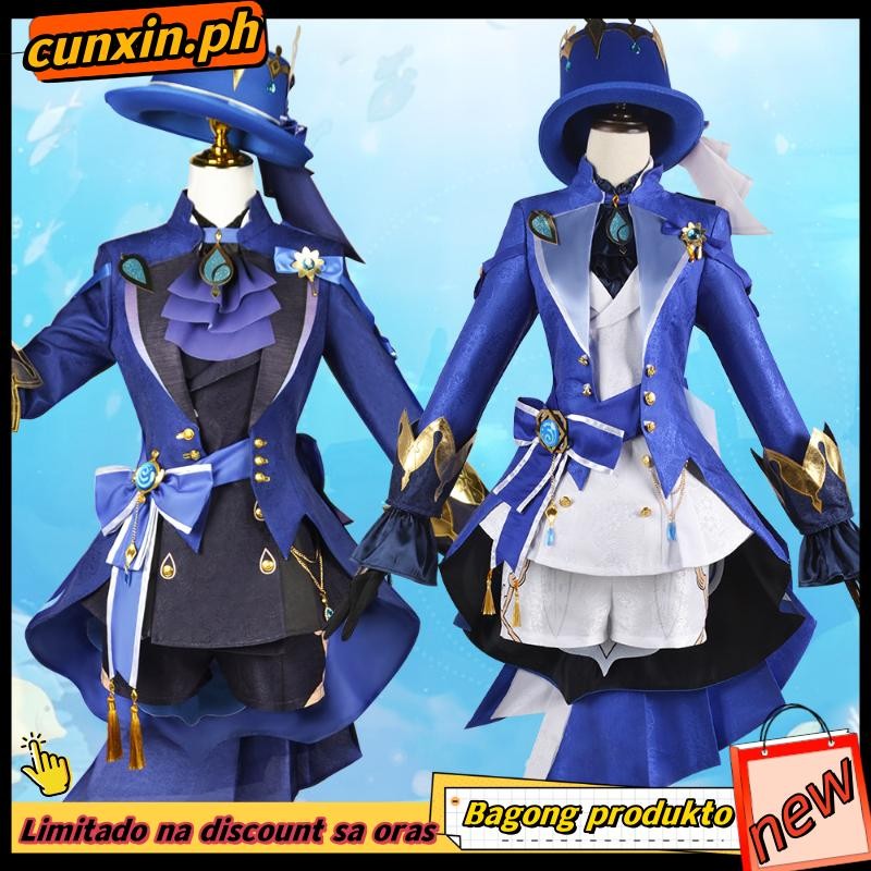 【Ready Stock】New Furina Cosplay Costume Genshin Impact Furina de ...