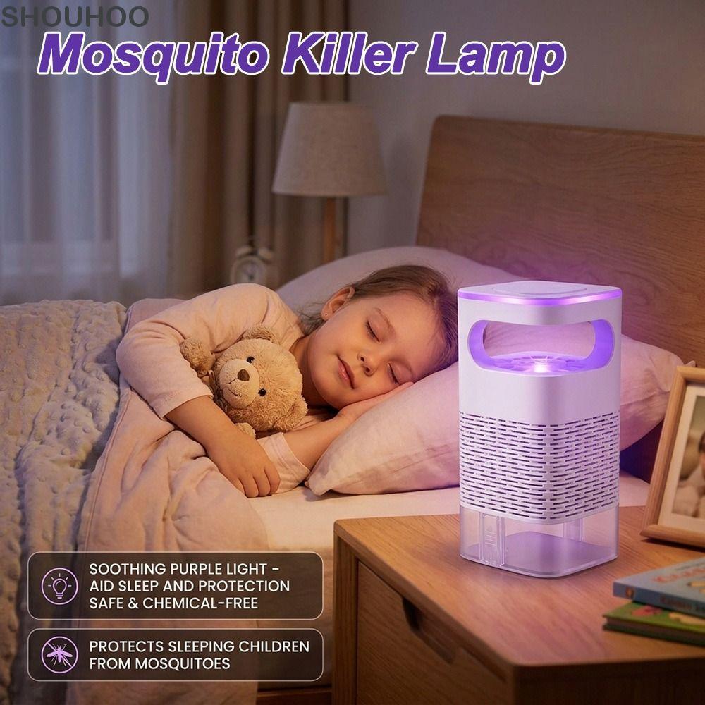 SHOUHOO Mosquito Killer Lamp, LED UV Light Touch Switch Bug Zapper ...