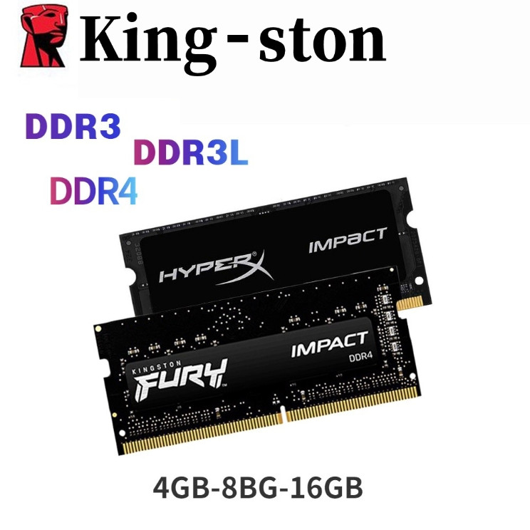 Notebook Memory DDR3 DDR4 RAM King-ston Hyper-x Fu-ry 4GB 8GB 16GB 1600 ...