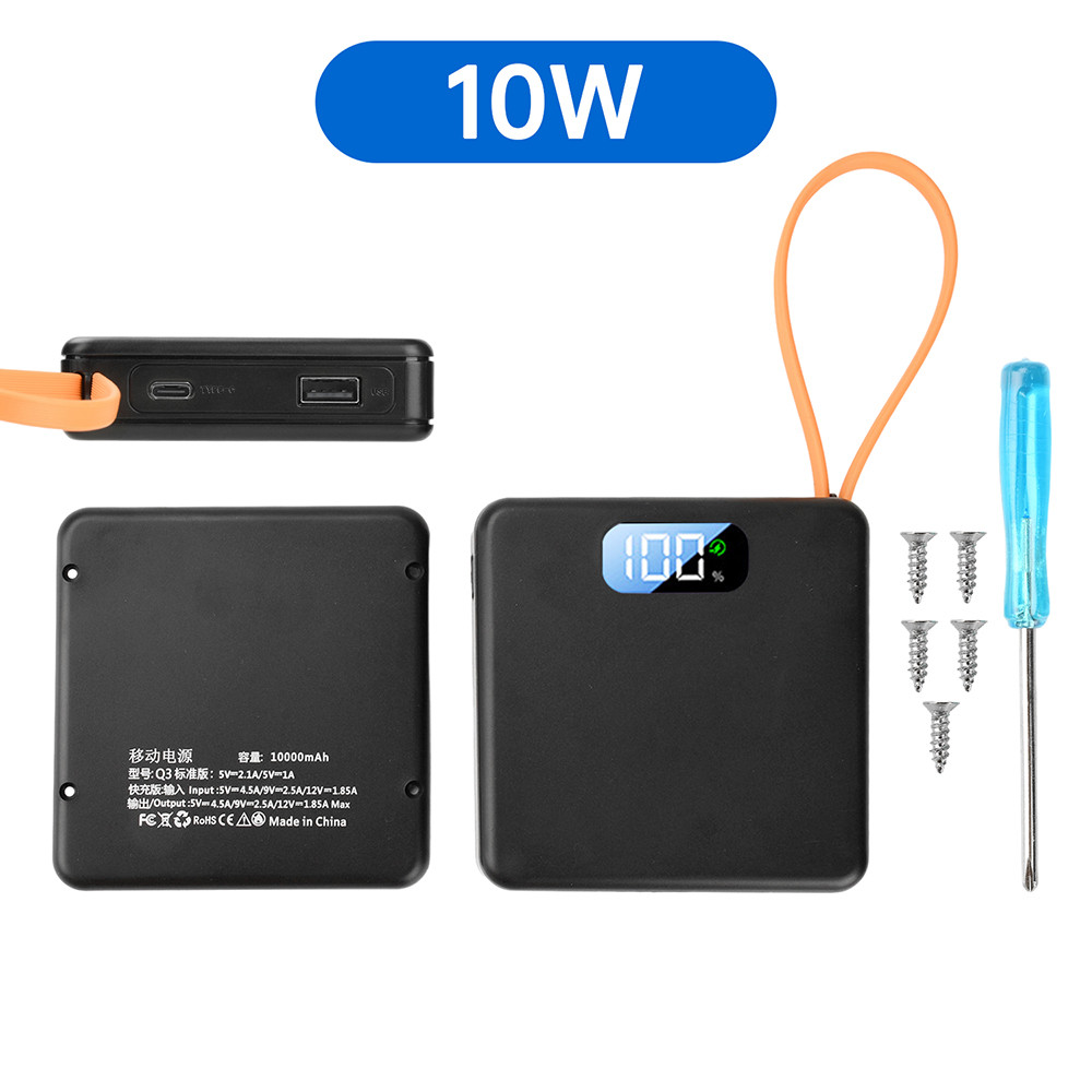 DIYMORE Removable weld-free portable power bank kit with 3-cell 18650 ...