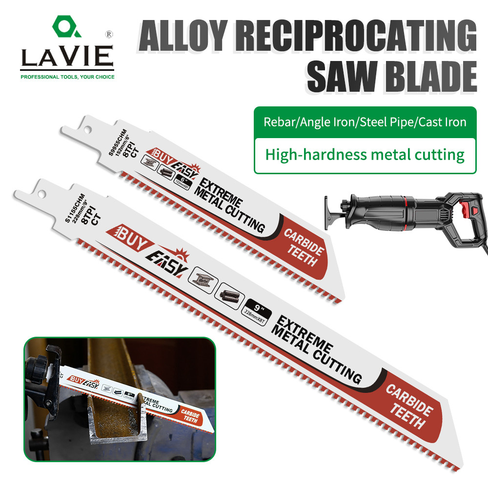 LAVIE 1pc Carbide Saw Blade Reciprocating Saw For Cutting Metal Angle ...